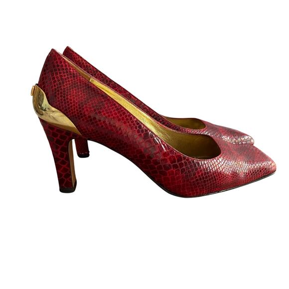 Timothy Hitsman | Shoes | Vintage Timothy Hitsman Heels Womens 1 M Red ...